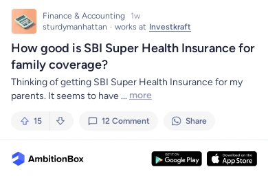 How good is SBI Super Health Insurance for family | AmbitionBox