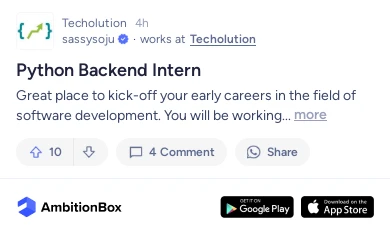 Python Backend Intern | AmbitionBox