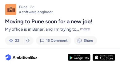 Moving to Pune soon for a new job! | AmbitionBox