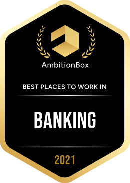 Best Banking Companies to work in India 2021 by AmbitionBox